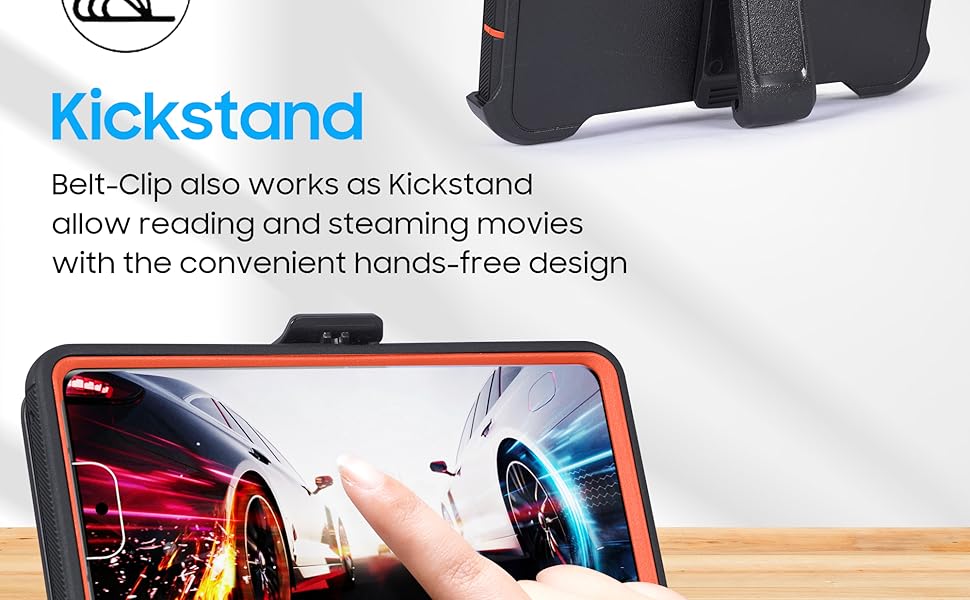 Amazon.com: Thousandgear Compatible for Samsung Galaxy S25 2025, Built in Screen Protector, Belt ...