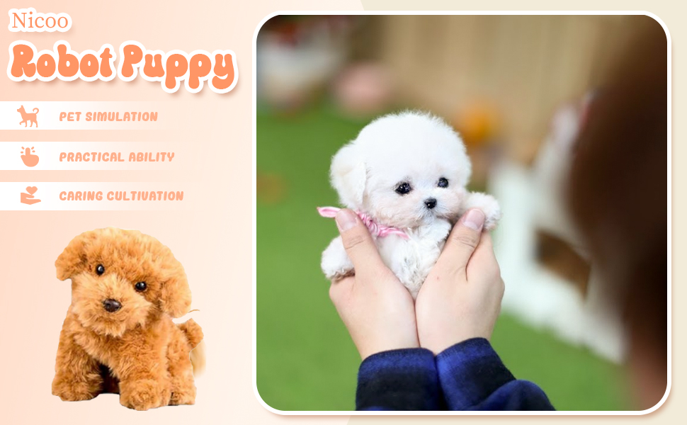 Amazon.com: Nicoo - My Realistic Robot Puppy, 2025 New Lunafex Robot Dog, Nicoo Robot Puppy ...