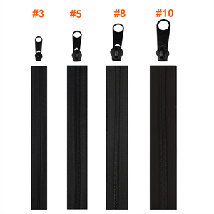 Amazon.com: #8 Zippers Nylon Coil Zippers by The Yard Bulk, 360 Inch 10 Yards Bulk Zipper Roll ...