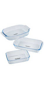 VonShef Baking Tray Set of 3 - Non-Stick Carbon Steel Oven Trays for ...