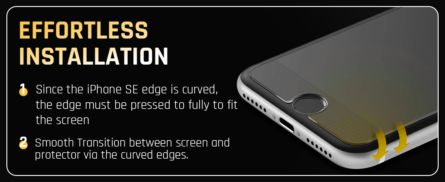 Amazon.com: TEMPRTEK+ for iPhone SE 2020 2nd/2022 3rd Gen Screen Protector for iPhone 8,7,6s,6 ...