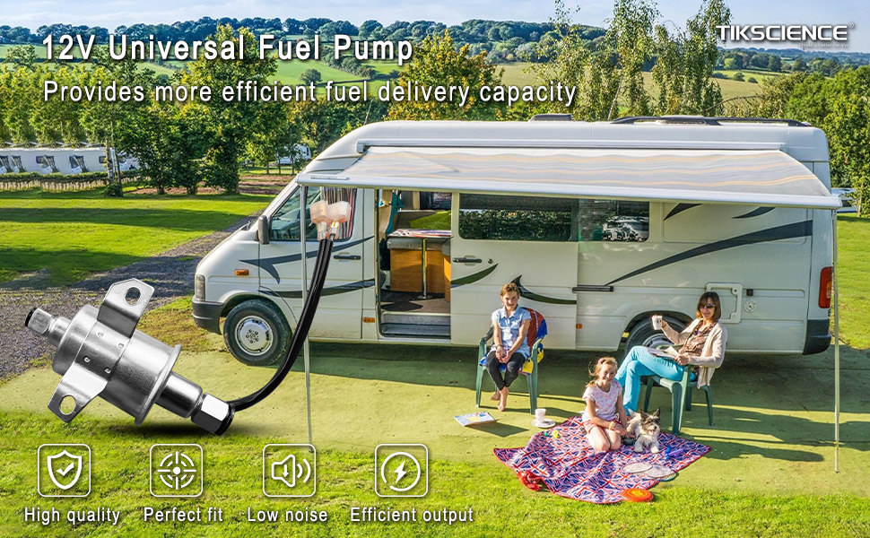 Amazon.com: 12V Fuel Pump Universal Fit for Cummins Onan Generator 3.5-5 PSI 25-35 GPH Replace ...