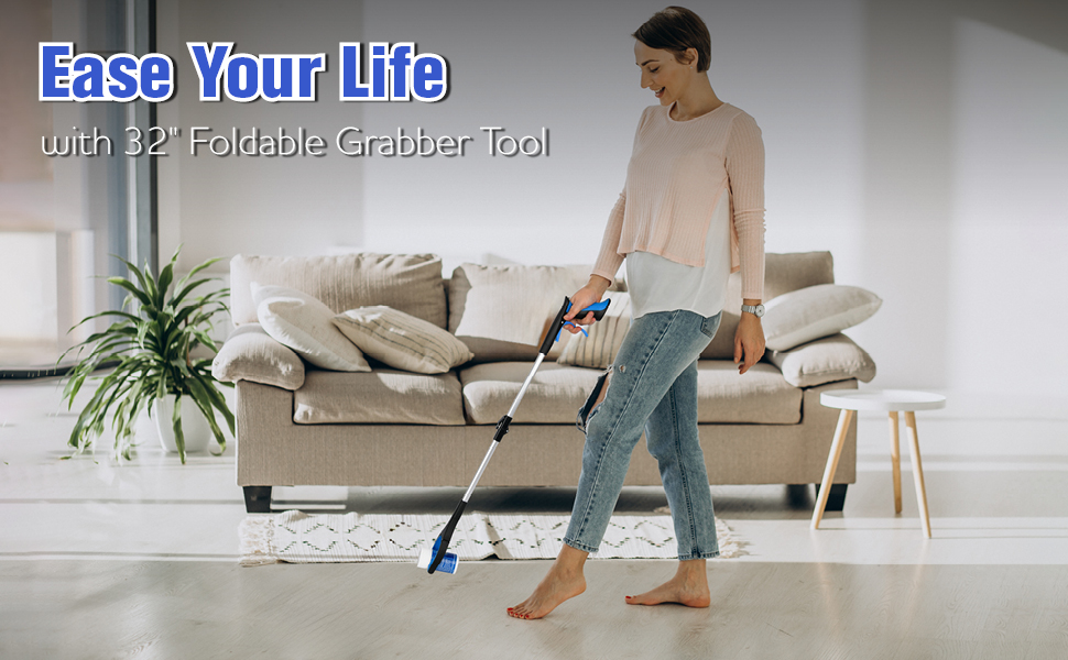 Amazon.com: 6-Pack 32inch Upgrade Foldable Grabber Reacher Tool, Reacher Grabber Pickup Tool ...