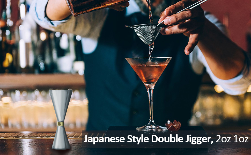 Amazon.com: LIOUCBD Jigger for Bartending, Japanese Shot Measuring Cup, Bar Double Cocktail ...