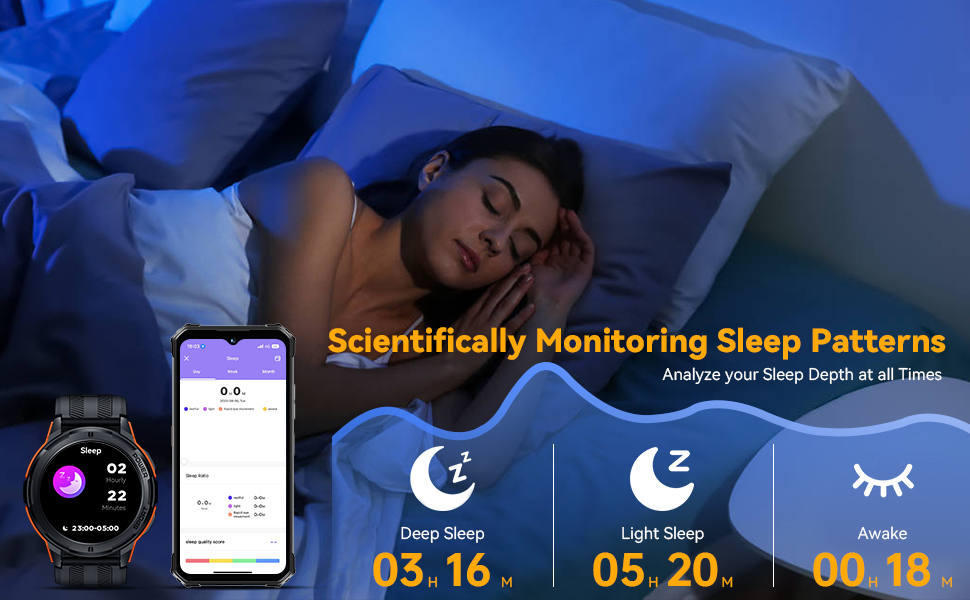 OUKITEL BT10 Montre Connectée Homme avec Appels Bluetooth,1,43" AMOLED Batterie 410mAh, Montre ...