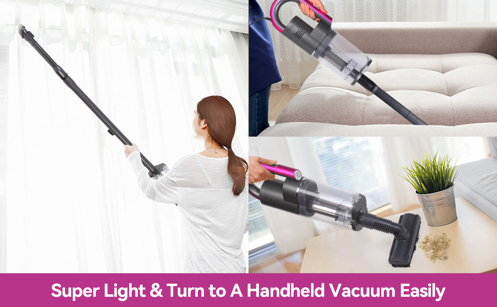 Amazon.com - FACGGJL Corded Stick Vacuum Cleaners Best Rated,Three in ...