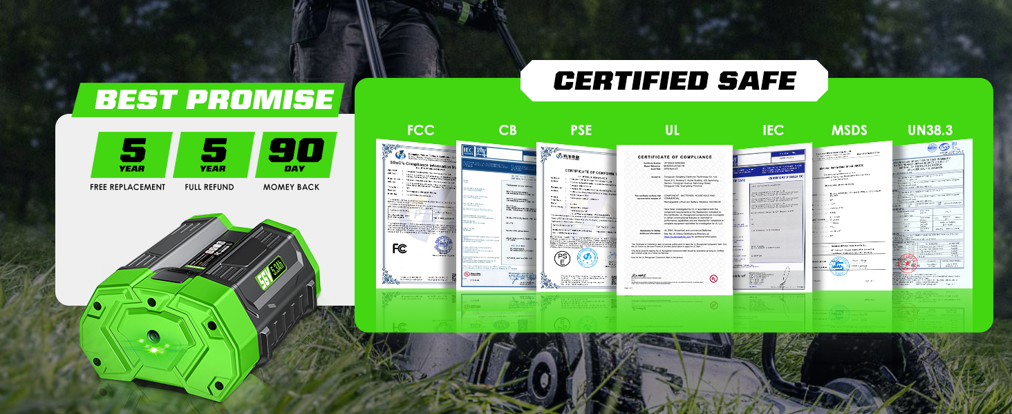 XAVITO Replacement for EGO 56V 5300mAh Battery, Compatible with All EGO 56Volt Power+ Tools, New ...