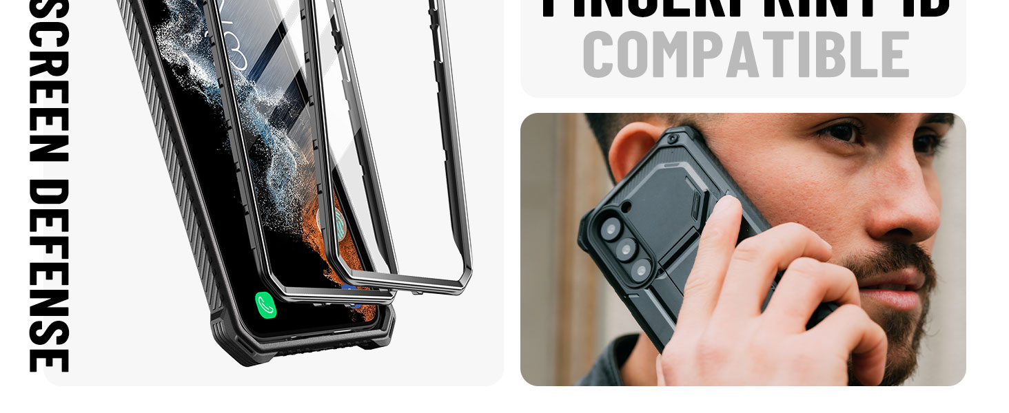 Amazon.com: i-Blason Armorbox for Samsung Galaxy S23 Plus Case with Stand & Belt-Clip [Built-in ...