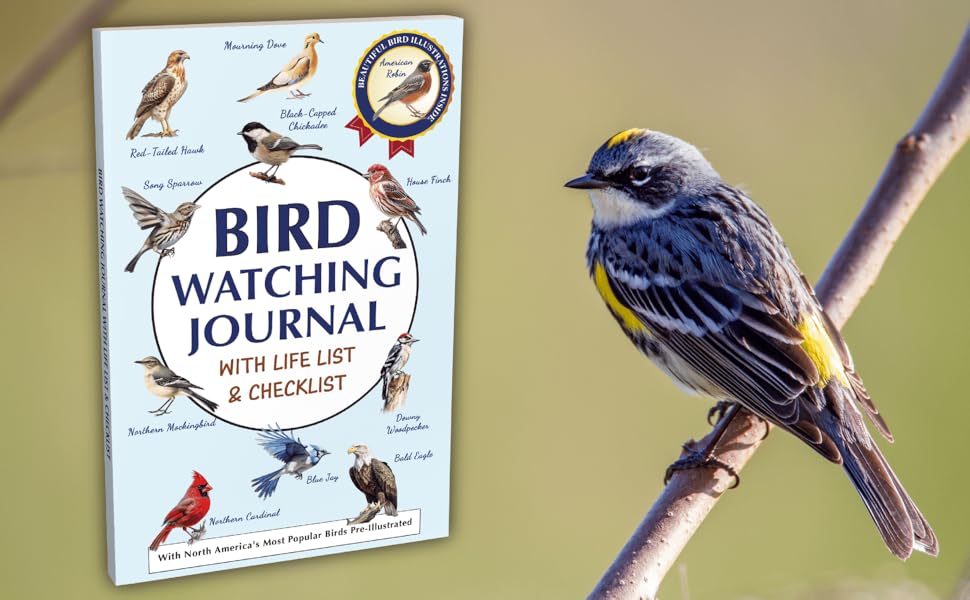 Bird Watching Journal with Life List & Checklist: Improve Your Observation Skills With This ...