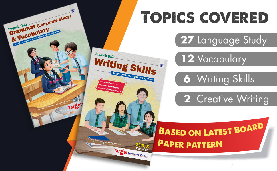 Buy English Grammar Books | Std 10 English Grammar, Vocabulary Book & Writing Skills for English ...