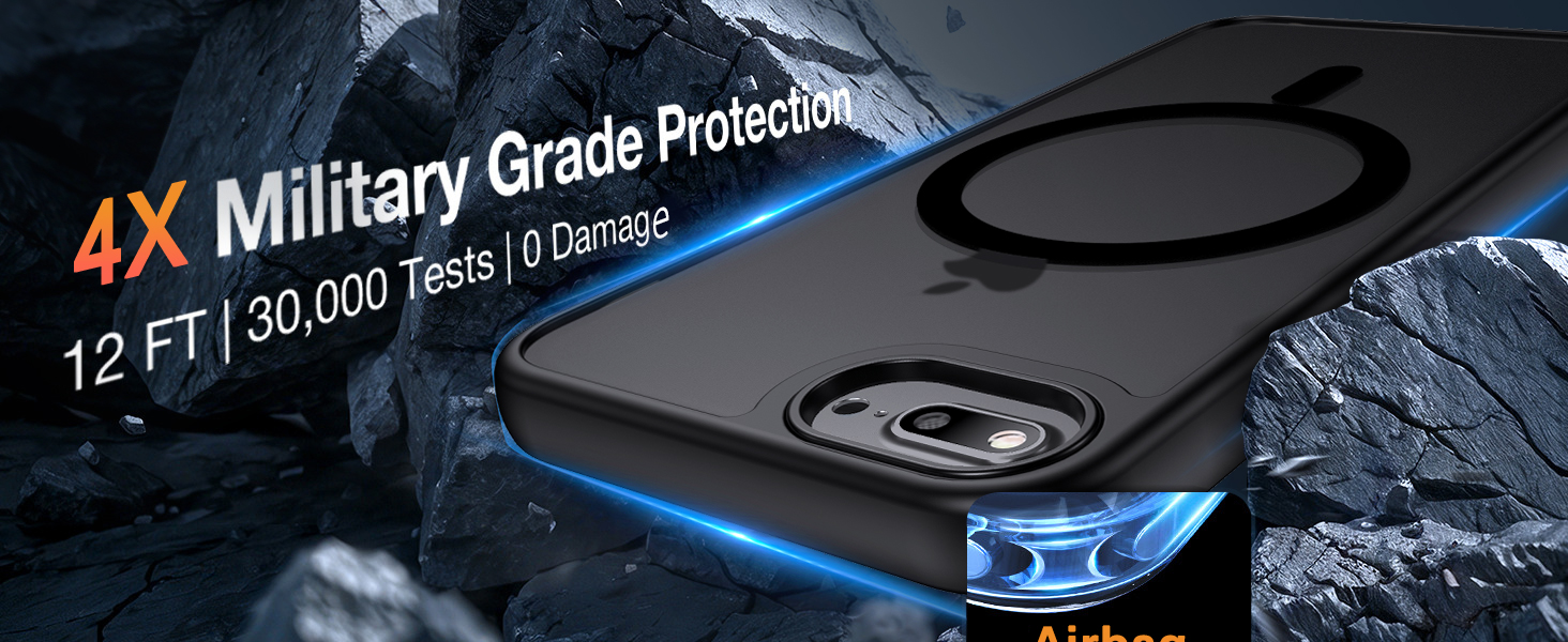 Amazon.com: DUEDUE for iPhone 8 Plus Case, iPhone 7 Plus Case Magnetic[Compatible with Magsafe ...