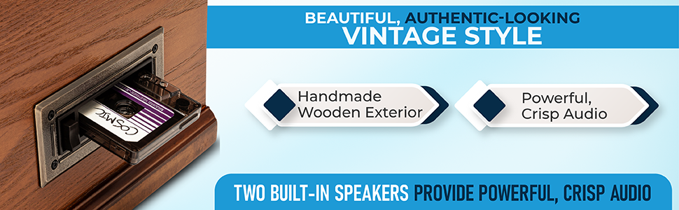 Amazon.com: SoundBeast All-in-One Turntable with 3-Speed Record Player ...