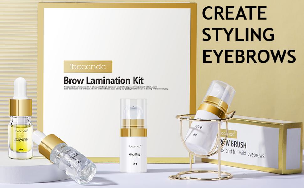 Augenbrauen Laminierungs Eyebrow Lamination Kit - Augenbrauen Lifting Set Wasserdicht ...