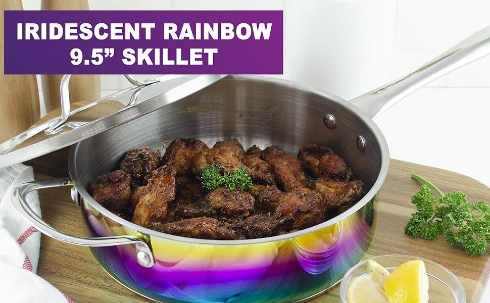 Amazon.com: The Magical Kitchen Collection - Iridescent Rainbow 9.5 ...