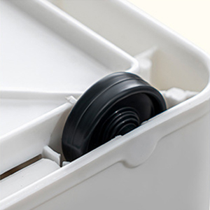 HOTRCR Extra Large Plastic Storage Boxes with Lid, Clear Heavy Duty ...