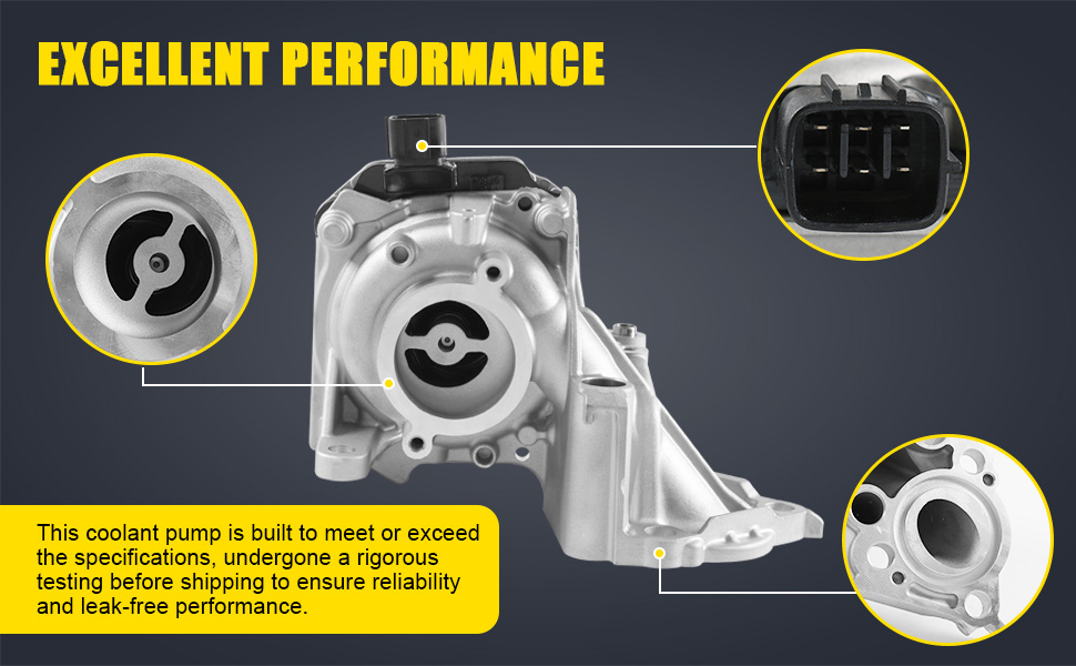 Amazon.com: Electric Water Pump 16032-F0011 Coolant Pump Compatible with Toyota 18-23 Camry 20 ...