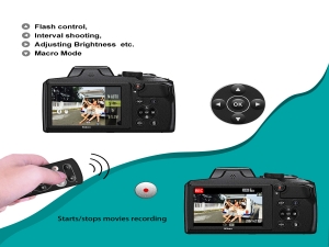 AODELAN Camera Remote Control Shutter Release for Nikon ZFC, Z50, COOLPIX P1000, B600, A1000 ...