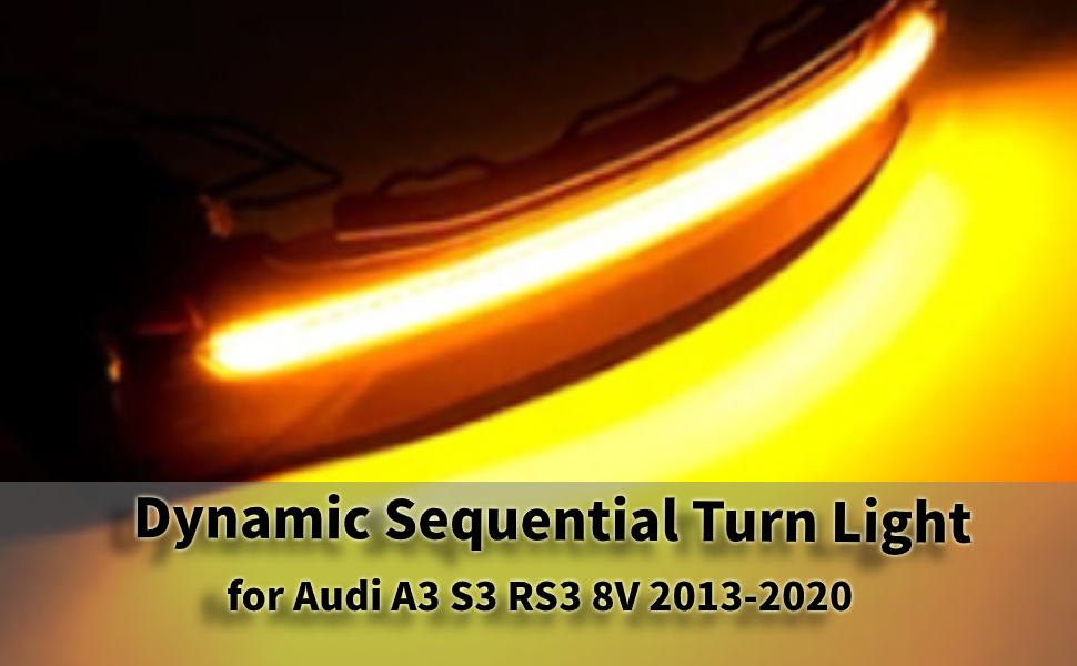 Amazon.com: TOTMOX LED Dynamic Sequential Turn Signals Light, Side Mirror Sequential Blinker ...