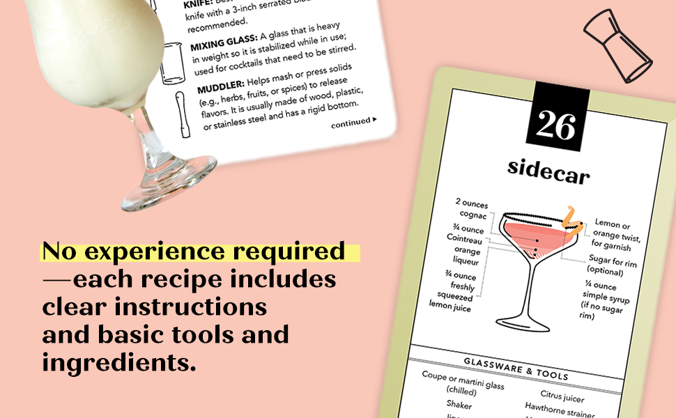 Cocktails Made Simple Recipe Cards: Easy Recipes for the Home Bartender: Rockridge Press ...