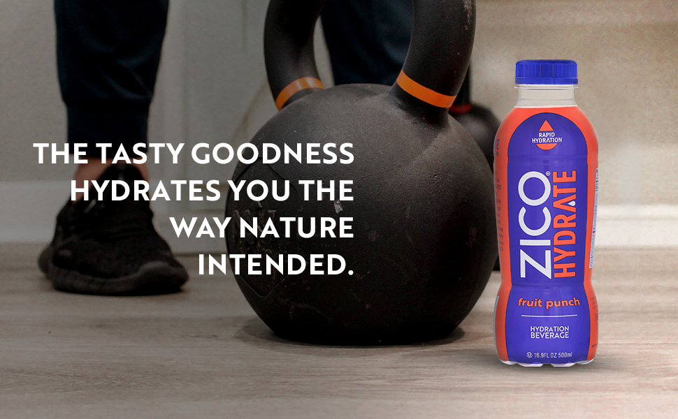 Amazon.com : Zico Hydrate, Fruit Punch, No Artificial Colors or Flavors, Kosher, Gluten Free ...