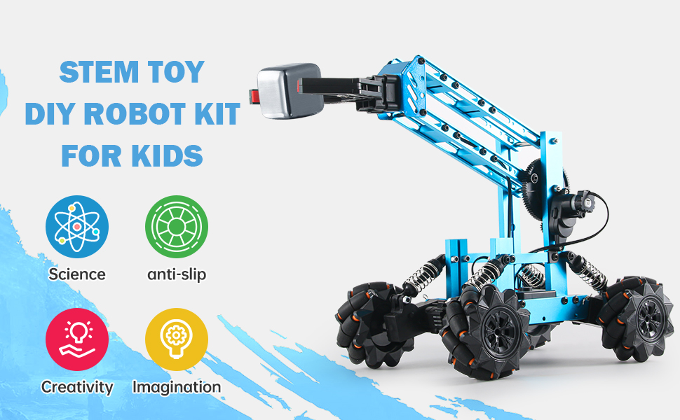 Amazon.com: Diophso Smart Robot Arm Kit,2-in 1 STEM Projects for Kids ...