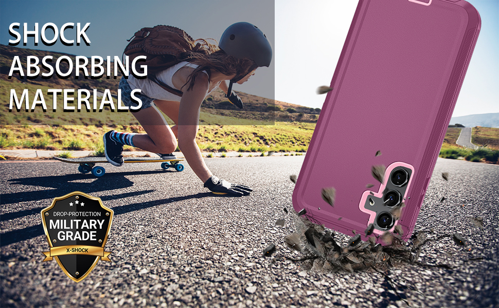 Amazon.com: Qinmay Phone Case for Samsung Galaxy A35 5G Case with HD Screen Protector, Heavy ...