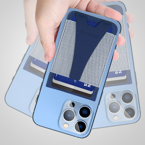 Amazon.com: HiWe Magsafe Wallet Stand, Magnetic Wallet with Adjustable Stand, Eiffel-Tower ...