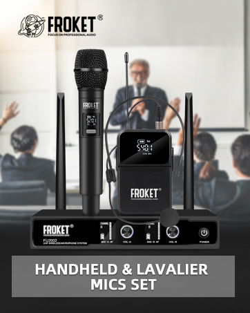 Froket Audio Mixer Professional DJ Mixer Reverb Console 8 Channel Audio ...