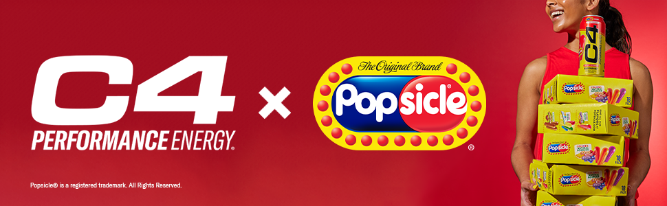 Amazon.com: C4 Energy Drink x Grape Popsicle, Carbonated Sugar Free Pre Workout Performance ...