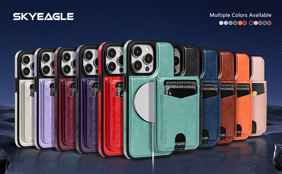Amazon.com: SkyEagle for Compatible Magsafe Magnetic 2 in 1 Detachable iPhone 14 Pro Wallet Case ...