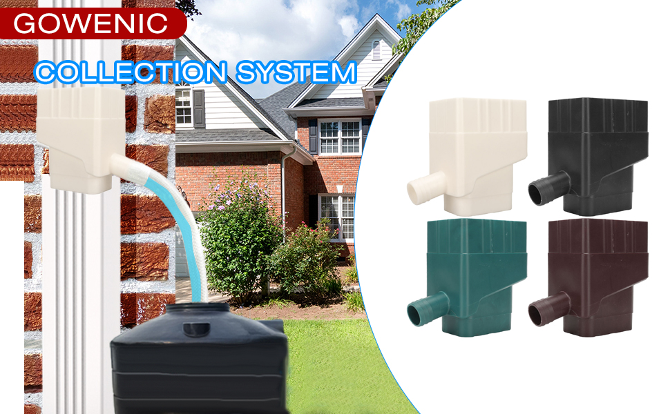 Rainwater Collection System, Rain Barrel Diverter Kit, Reusable ...