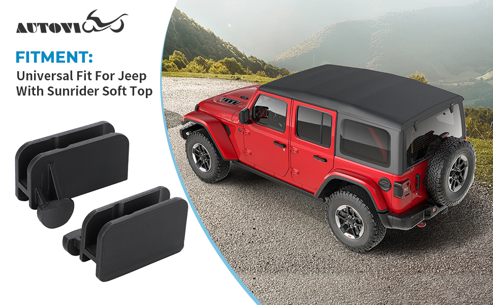 Amazon.com: AUTOVIC Soft Top Front Side Bow Latch For Jeep Sunrider Bracket Lock Replacement ...