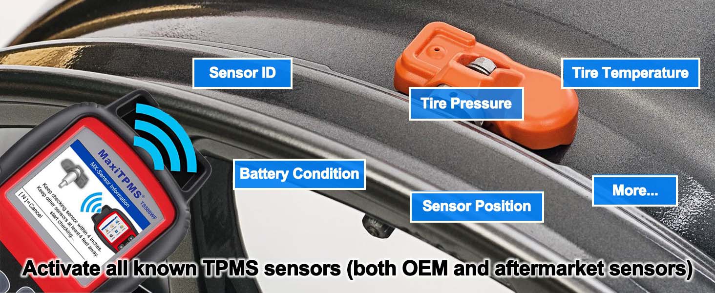 Amazon.com: Autel TPMS Programming Tool TS508WF, TPMS Sensor Programmer ...