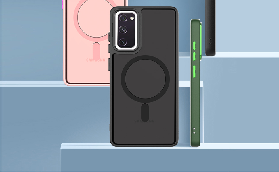 Amazon.com: YmhxcY for Galaxy S20 FE 5G Case [Wireless Charging] [Compatible with Magsafe ...