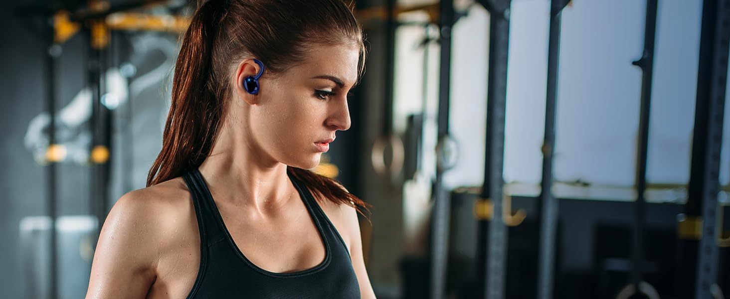 Rulefiss Wireless Earbuds, Wireless Headphones with HD Mic Bluetooth 5. ...