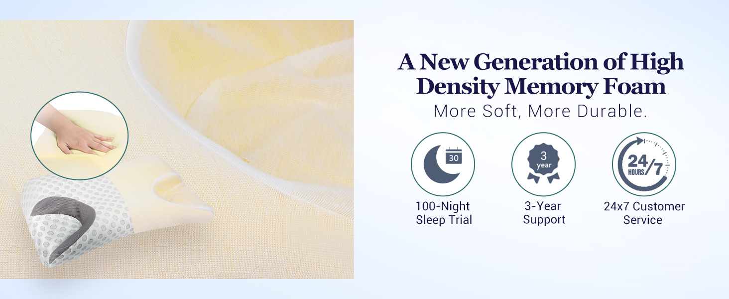 Amazon.com: Memory Foam Pillow for CPAP Side Sleeper, IKSTAR 3.0 CPAP Pillow for Neck Support ...