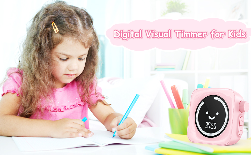Amazon.com: Visual Timer for Kids, 99 Minute Digital Cute Kids Visual ...