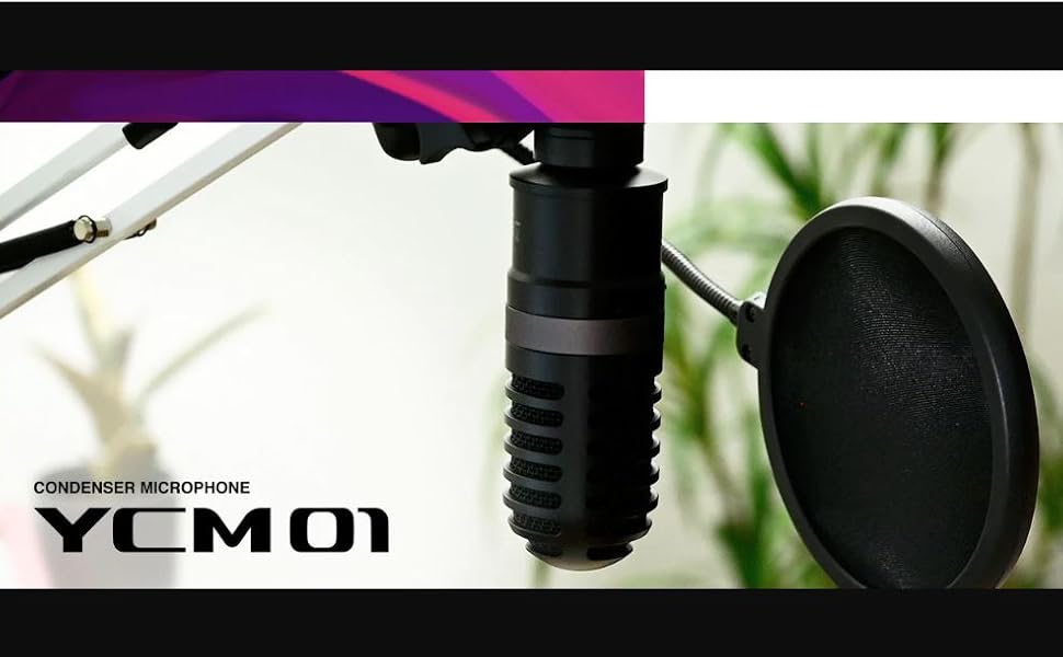 Yamaha YCM01W Micrófono de Condensador Blanco : Amazon.com.mx: Instrumentos Musicales