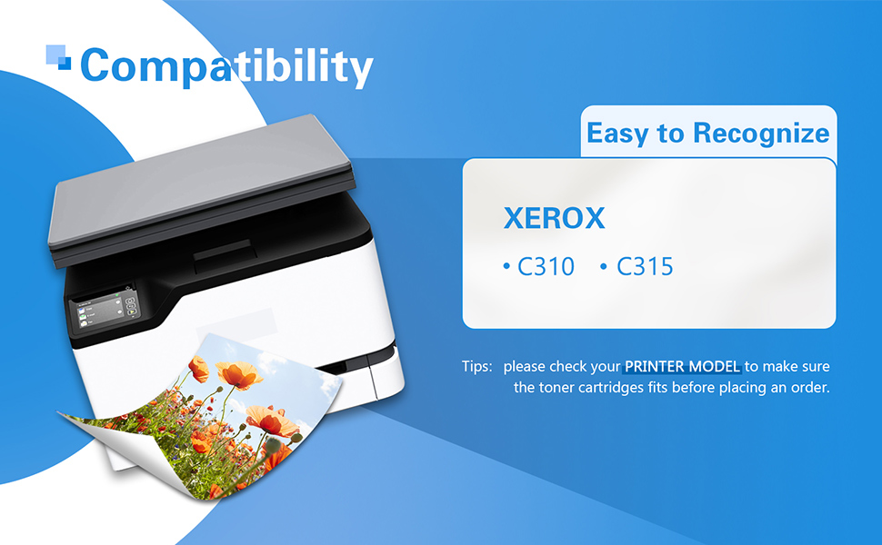 Amazon.com: SANCTink C310 C315 Toner Cartridge Compatible for Xerox C310 C315 Xerox 006R004356 ...