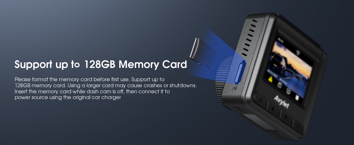 Amazon.com: Dash Cam WiFi 2K, Car Camera with APP, External GPS, 1.5 ...