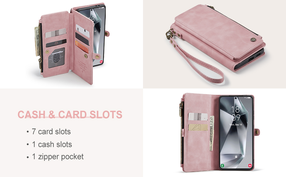 Amazon.com: Defencase for Samsung Galaxy S24 Case, RFID Blocking Galaxy S24 Case Wallet for ...