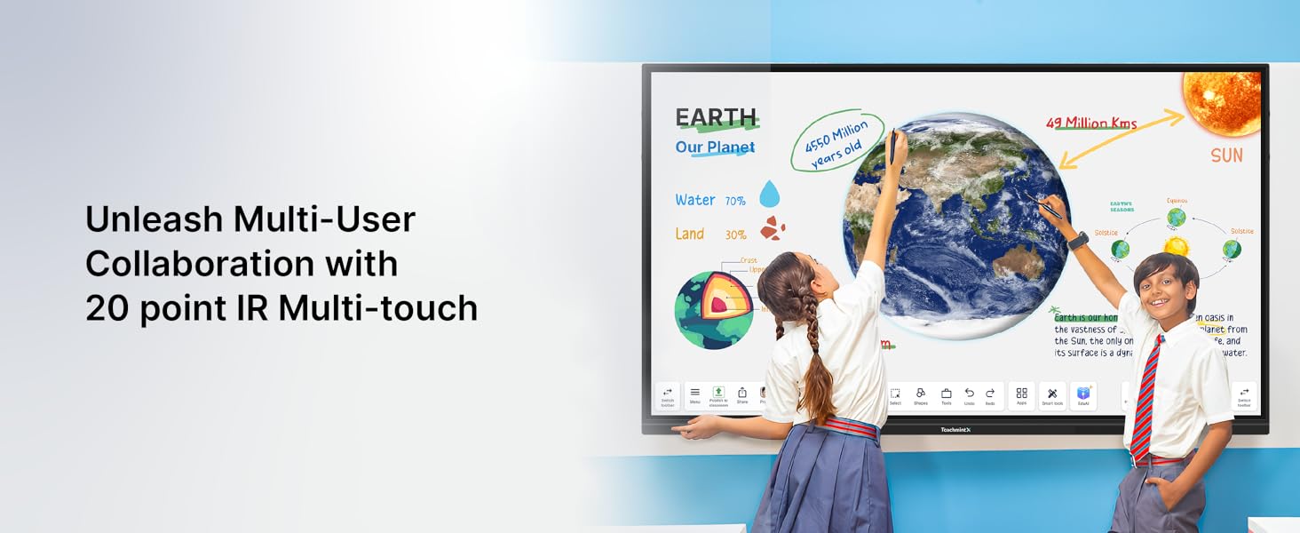 Teachmint X - Premium Interactive Flat Panel 85 Inch | X1 Plus - 85 ...
