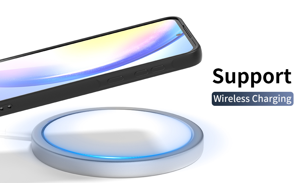 Foluu Designed for Samsung Galaxy A55 5G Case, Silicone Shockproof Phone Case with [Soft Anti ...