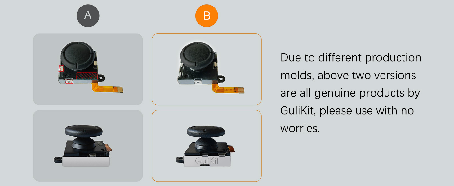 Amazon.com: AKNES Gulikit Switch Joycon Replacement, [No Drifting] Left/Right Hall Effect ...