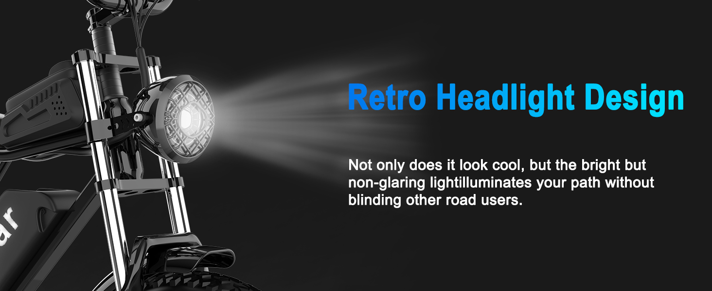 Amazon.com : YVY Electric Dirt Bike for Adults,1000W/1500W/2000W Motor 20" Fat Tire E Bike, Off ...