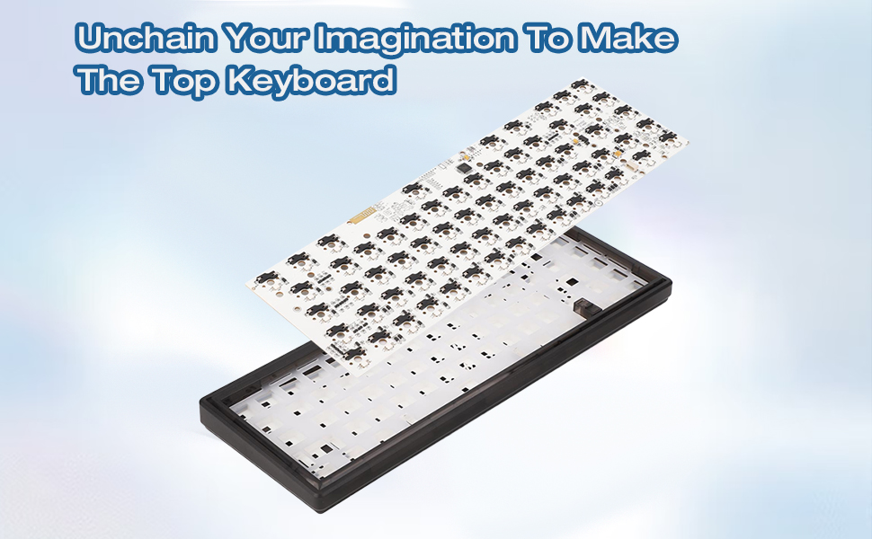 Amazon.com: Pomya DIY Mechanical Keyboard Kit, 67 Keys Modular ...