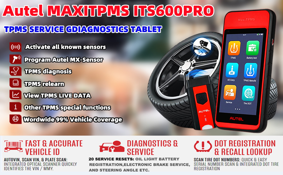 Amazon.com: Autel MaxiTPMS ITS600Pro TPMS Programming Tool with Full ...