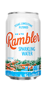 Amazon.com: AUTX RAMBLER Original Sparkling Water, 24-Pack, 12oz Cans, Texas Limestone Filtered ...