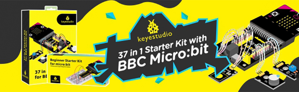 KEYESTUDIO BBC Microbit Sensor Module Kit Starter Kit Programmable avec ...