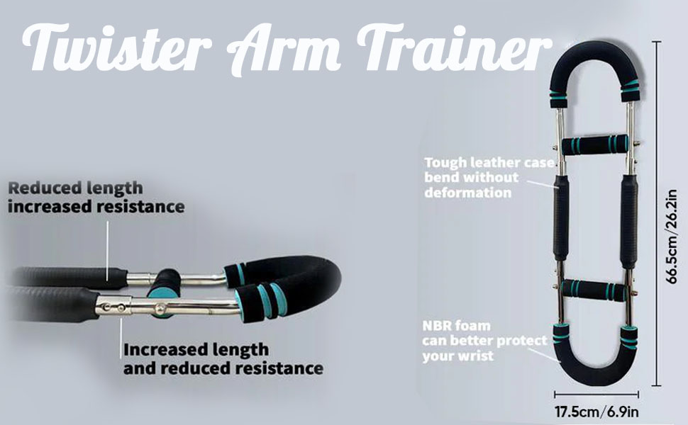 Amazon.com: Twister Arm Trainer 60 to 100, Arm Strength Trainer, Adjustable Resistance Portable ...